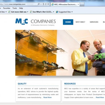 New MEC Website | Milwaukee Electronics Companies | Blog